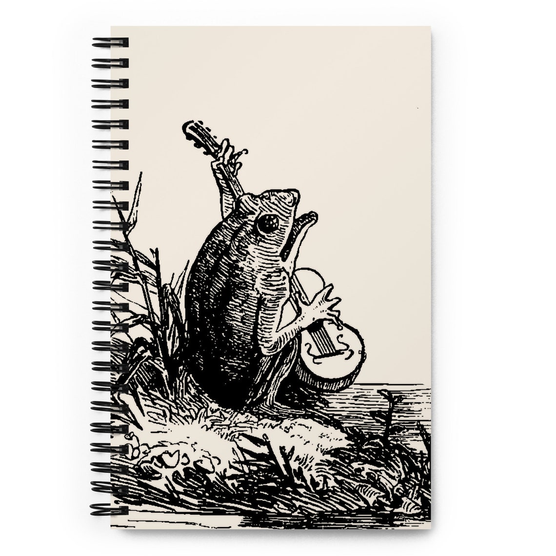 Cute Frog Playing Banjo Vintage Cottagecore Toad - Etsy