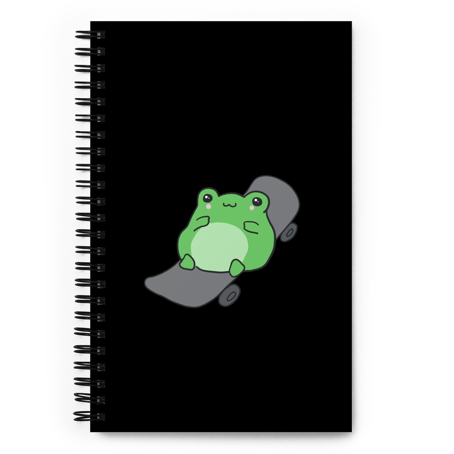 Chubby Cottagecore Toad on Skateboard - Cute Kawaii Aesthetic Frog ...
