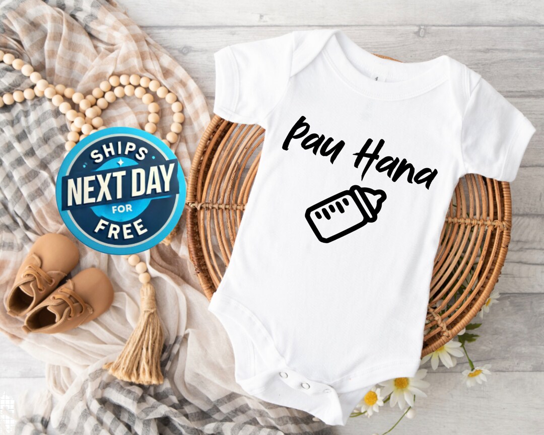 Gift for Baby Shower Pau Hana Hawaii Baby Onesie Hawaii Baby Clothes ...