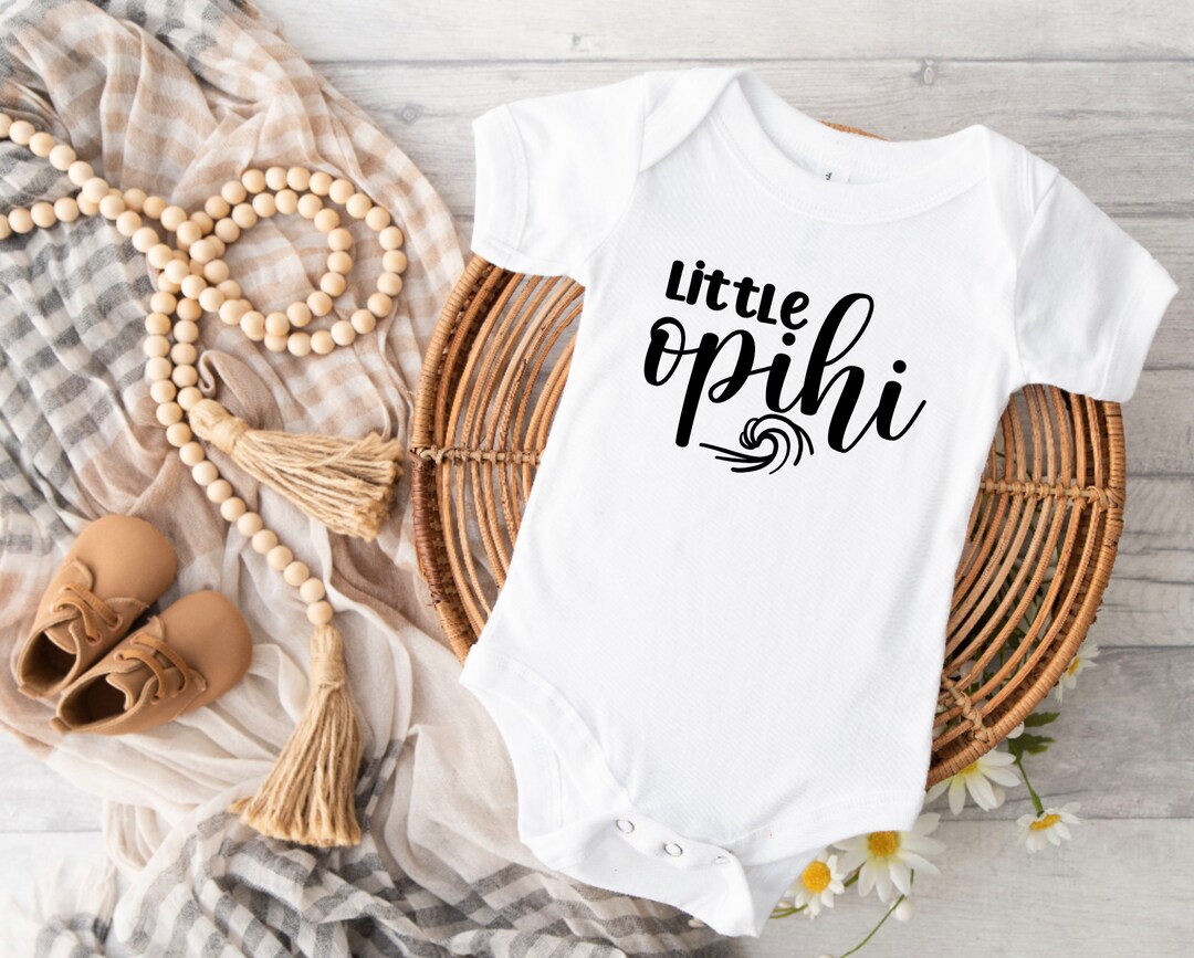Cute Baby Onesie Shirt Hawaii Baby Shower Gift for New Mom Little Opihi ...