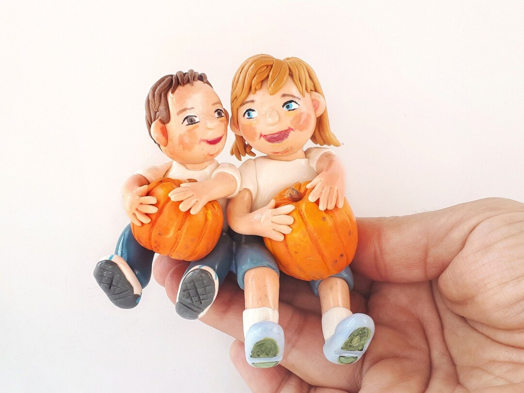 Custom Portrait Custom Clay Figure Personalized Gift, Custom Figurines ...