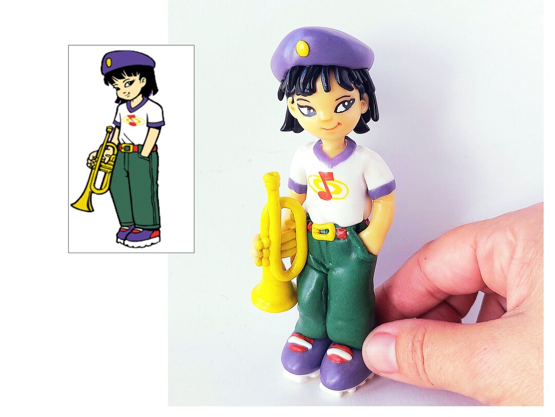 Picture to Figure Cartoon Character Commission Custom Art Toy Hand Made ...