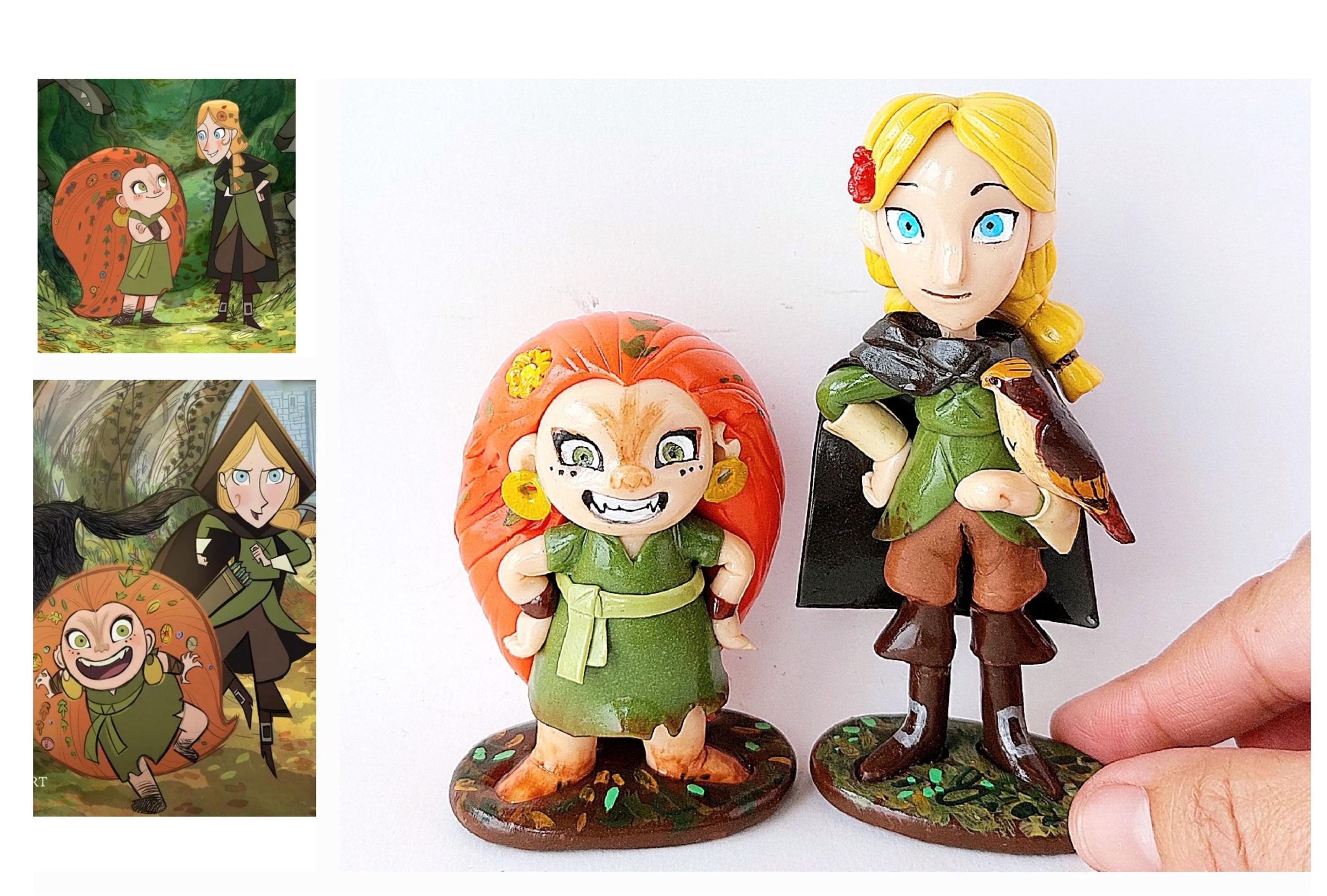 Custom Couple Figurines Personalized Gift for Couple, Custom 3d Cartoon ...