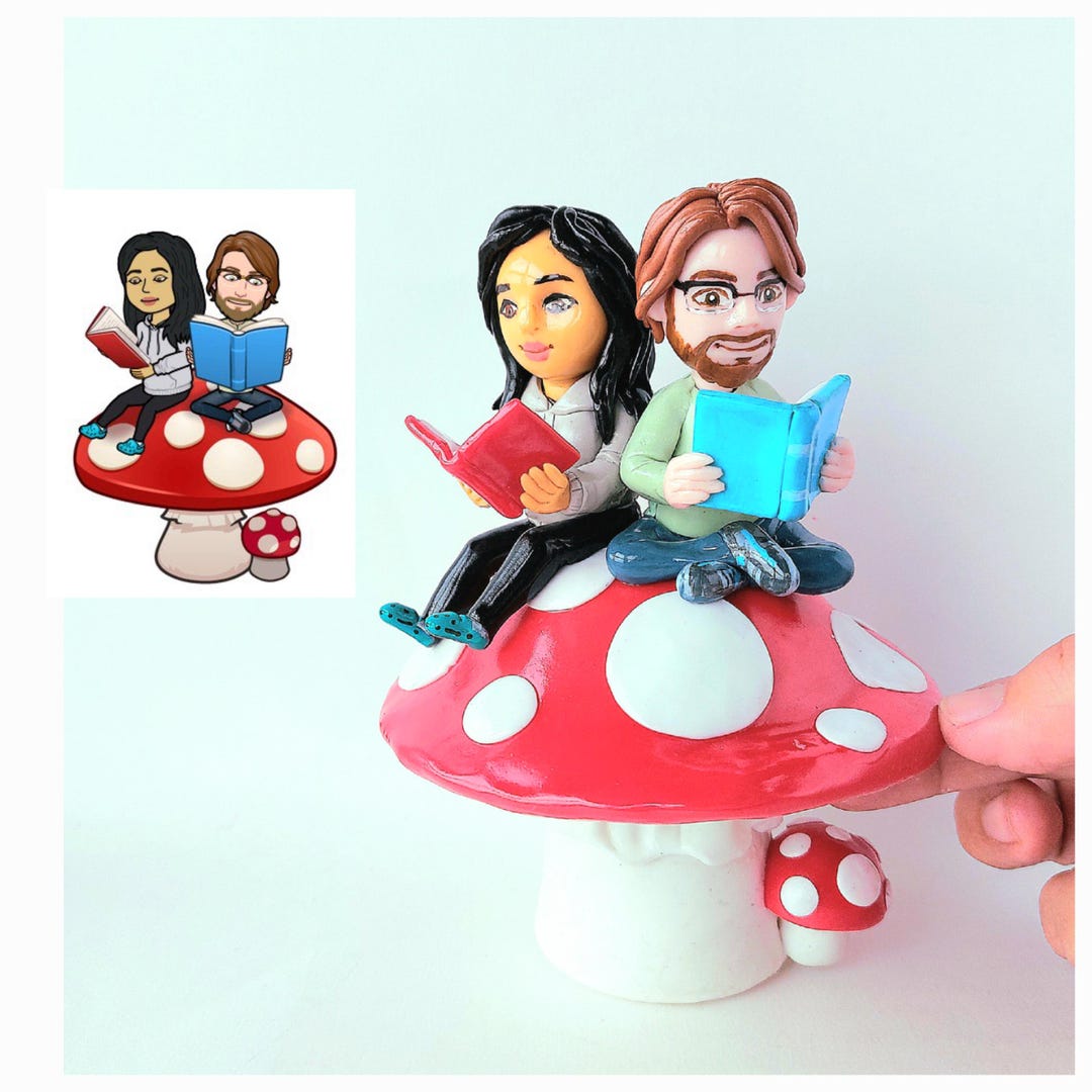 Custom Couple Figurines Personalized Gift for Couple, Custom 3d Cartoon ...