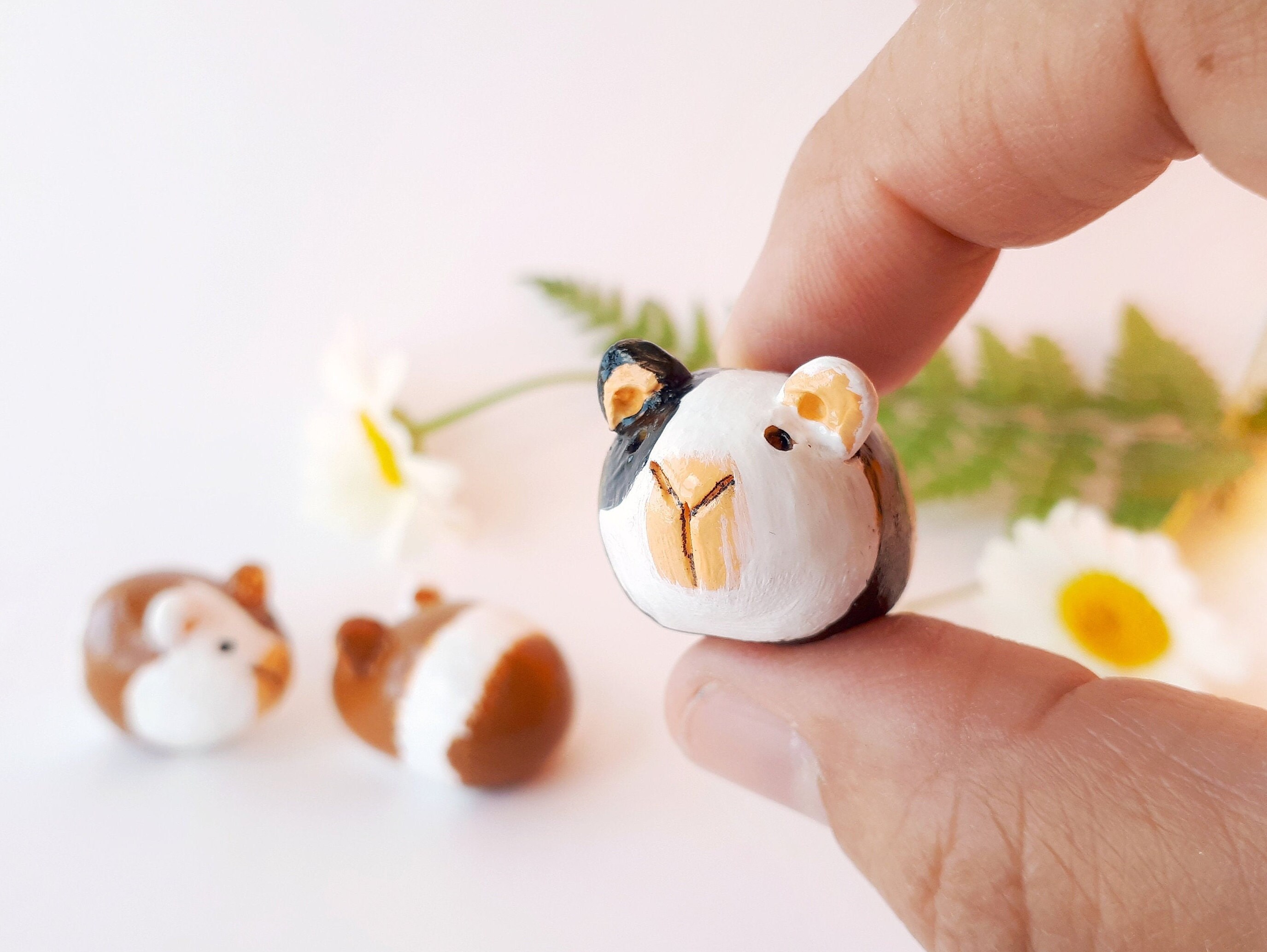 Cottagecore Decor Guinea Pig Custom Figurine, Guinea Pig Decor ...