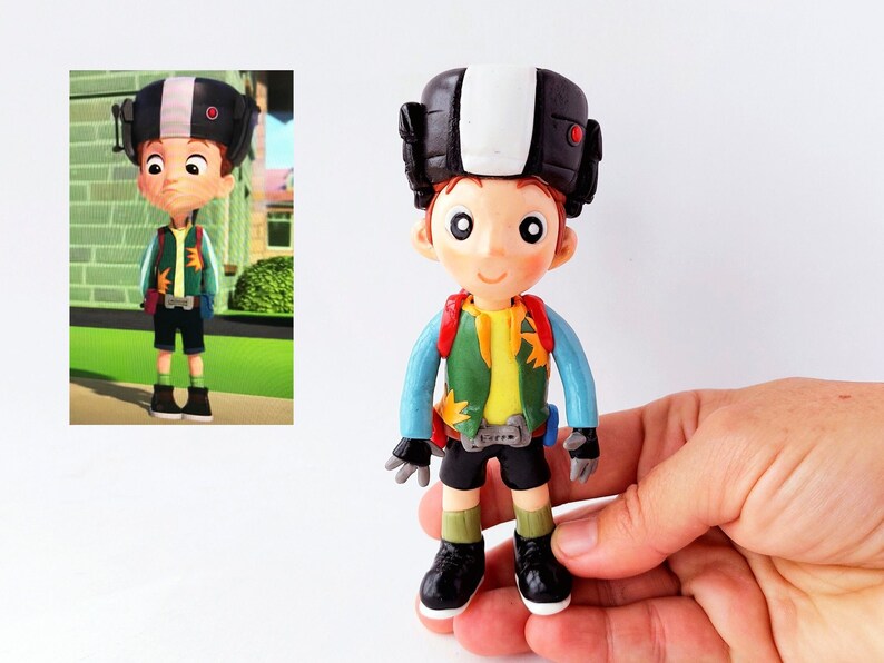 Cartoon Character Art Toy Custom Figure, Custom Character Commission 3D ...
