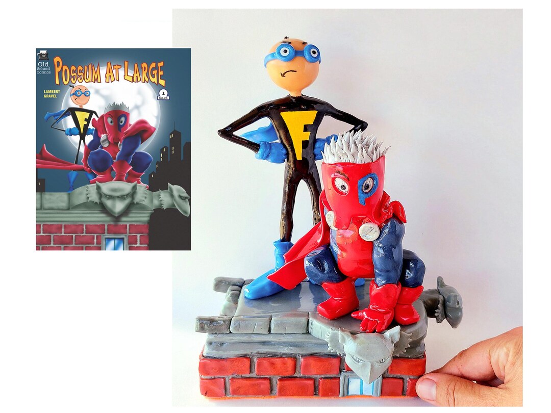 Oc Custom Figure Commission, 3D Cartoon Character Figurine, Handmade ...