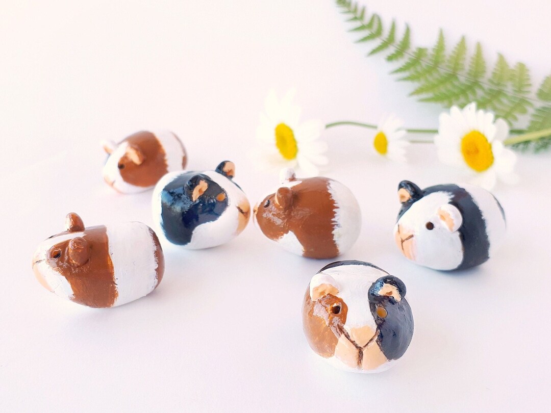 Guinea Pig Custom Figurine for Cottagecore Decor, Guinea Pig Miniature ...