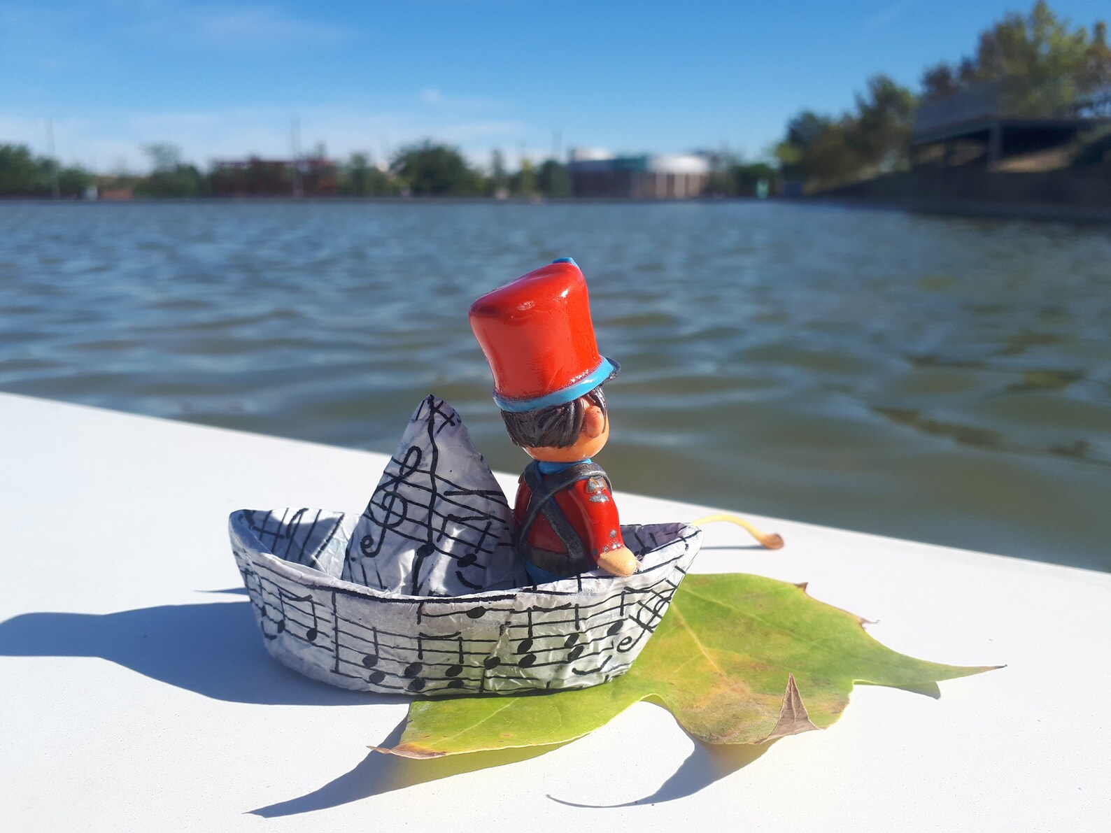 The Tin Soldier Sailing on a Paper Boat Handcrafted Miniature, Fairy ...