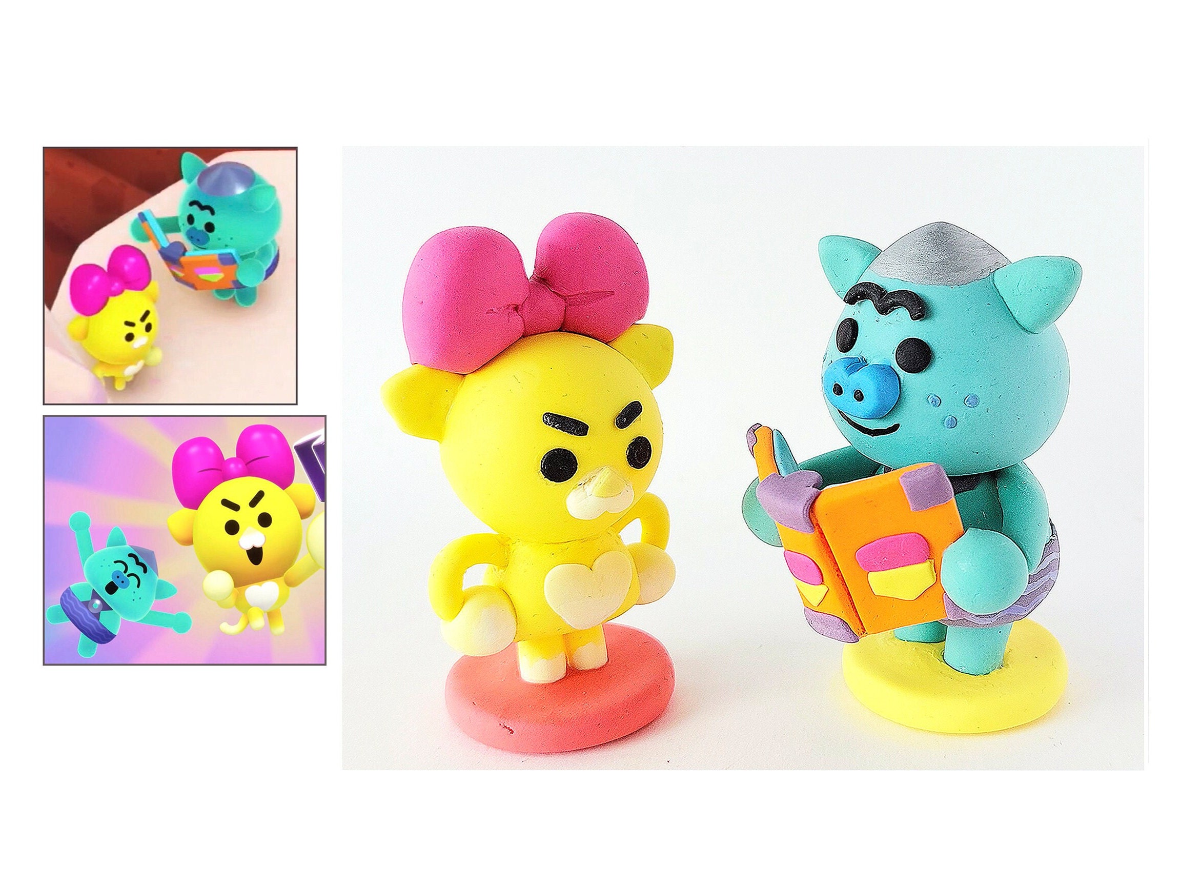 Cartoon Character Art Toy Custom Figure, Custom Character Commission ...