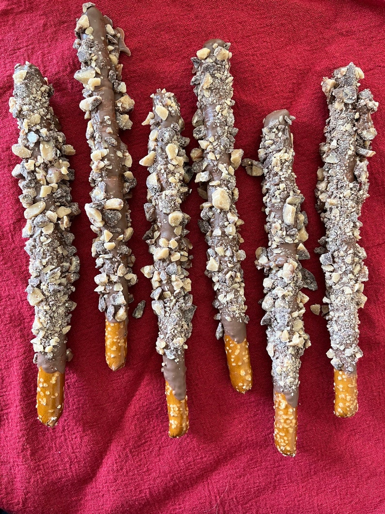 Chocolate Covered Pretzels Heath Bar Crunch - Etsy