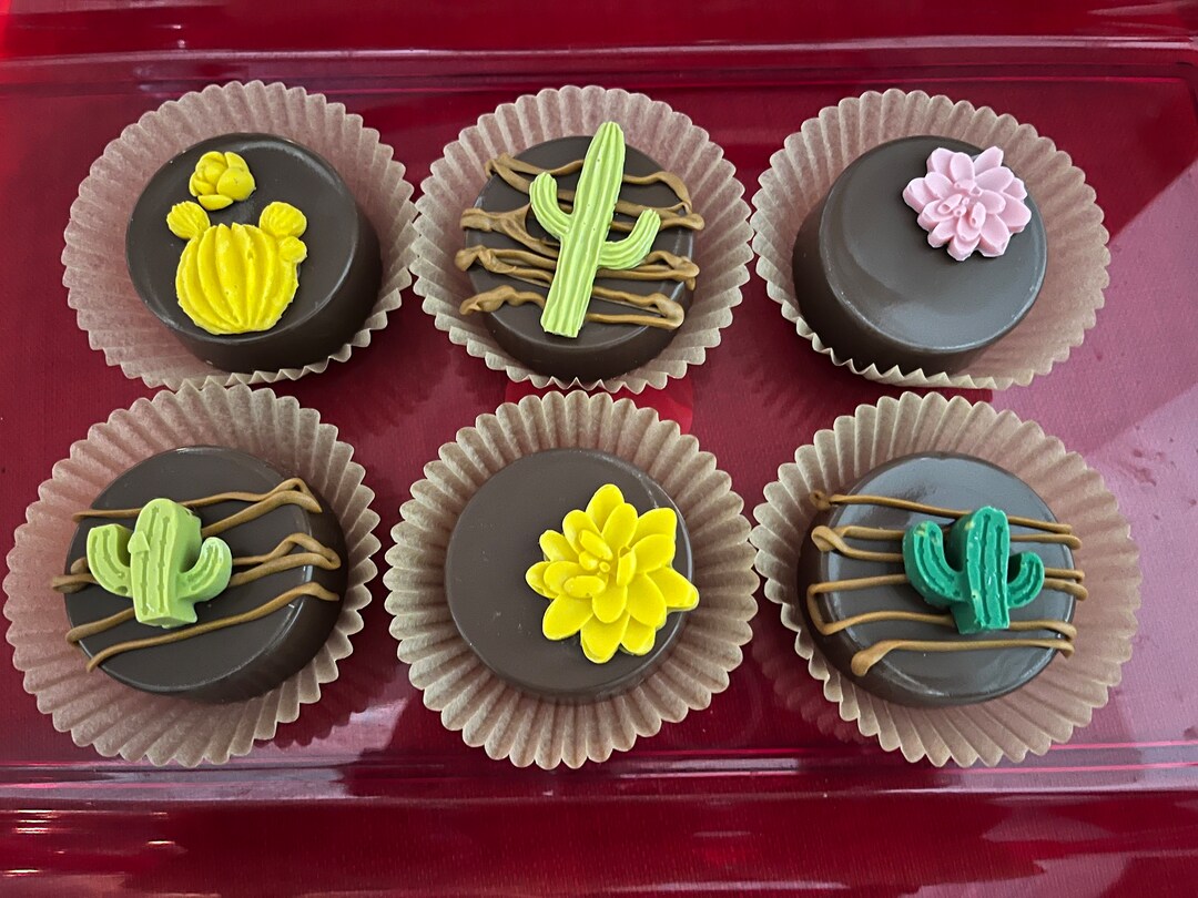 Cactus Theme Chocolate Covered Oreos - Etsy