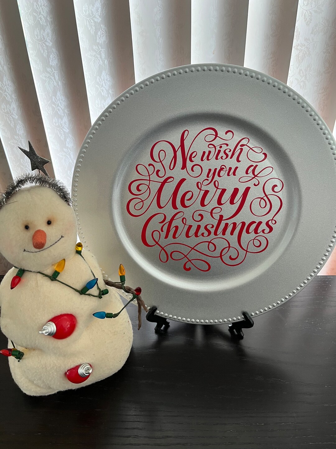 Personalized Christmas Giving Plate - Etsy