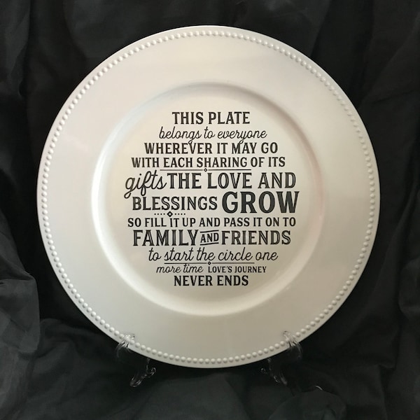 Giving Plate - Etsy