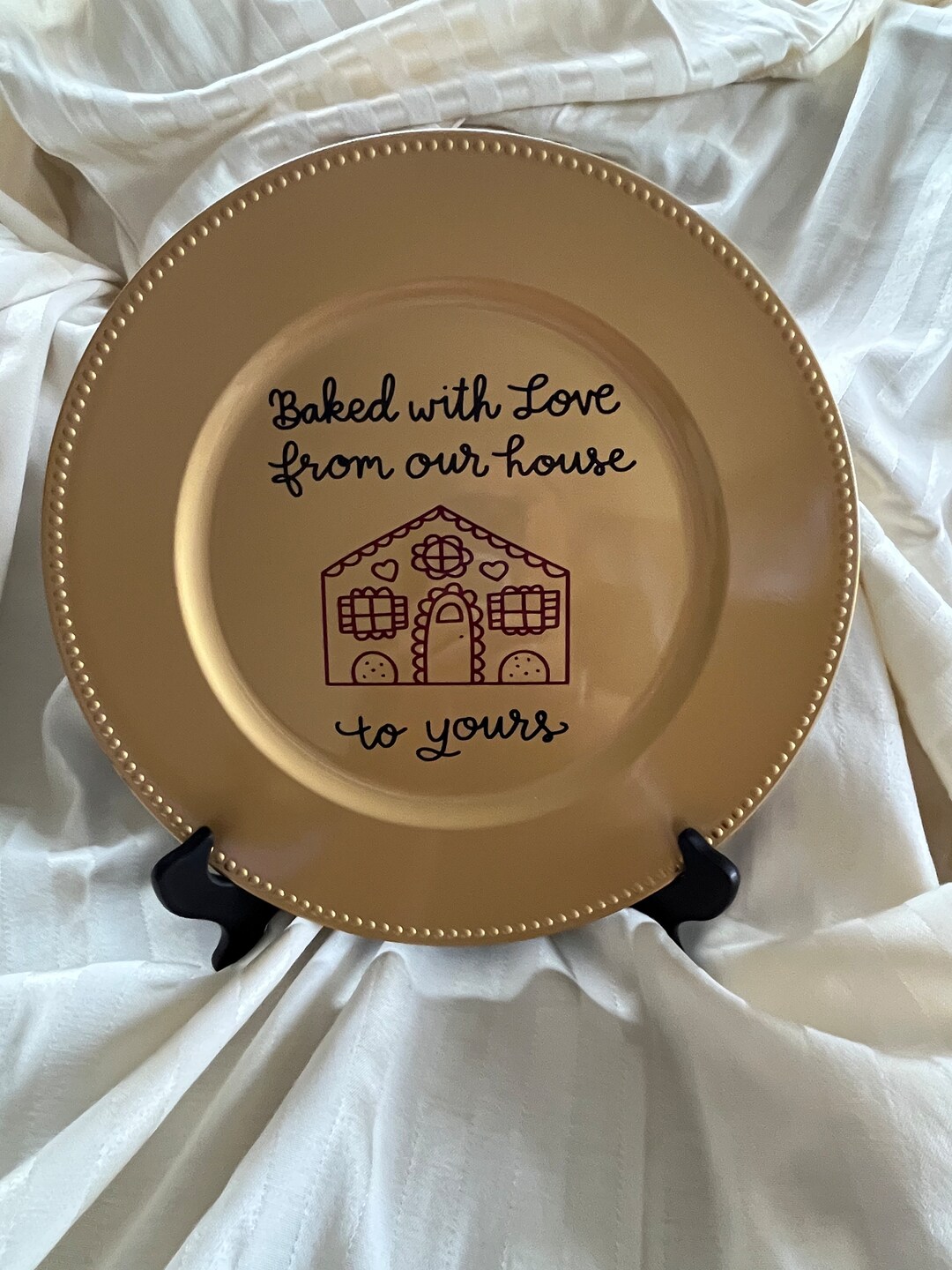Personalized Christmas Giving Plate - Etsy