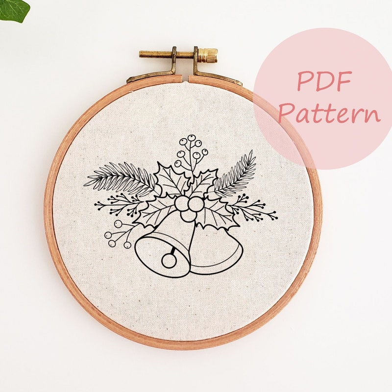 Bell Embroidery - Etsy