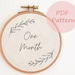 12 Bible Verse PDF Embroidery Pattern, Religious Christian Quote ...