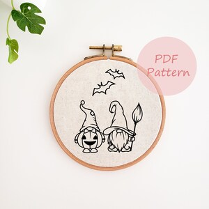 Fall Embroidery Pattern Bundle, Halloween Embroidery Pattern Bundle ...