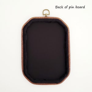 Black Velvet Octagon Pin Board, Pin Display, Pin Display Board, Pin ...