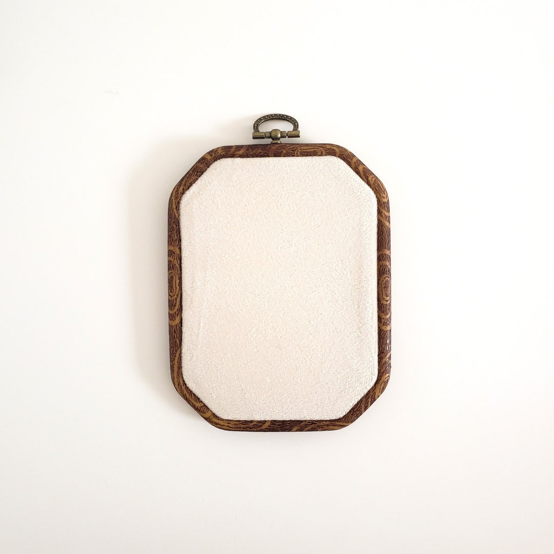 Beige Velvet Octagon Pin Board, Enamel Pin Display, Pin Collection ...