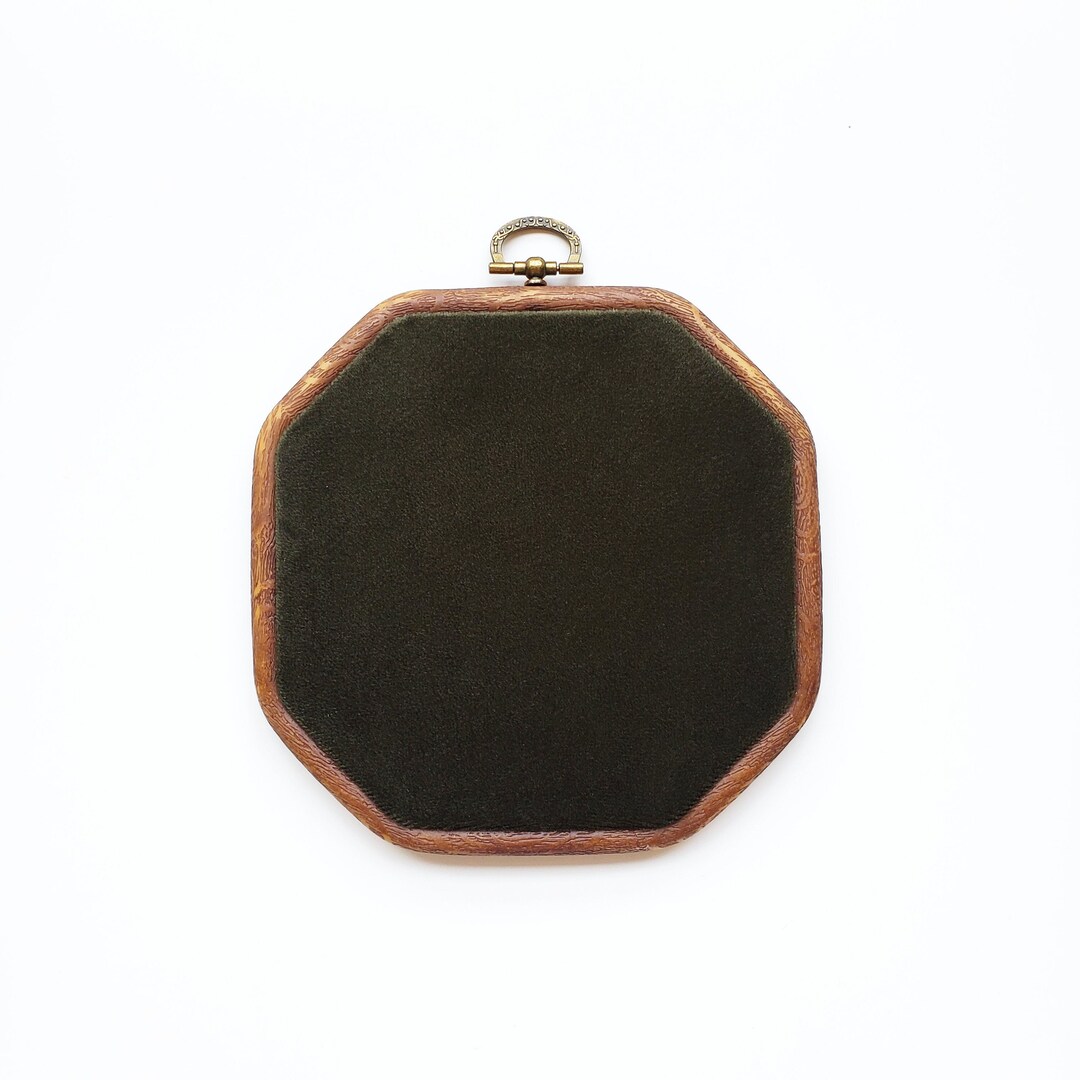 Moss Green Velvet Pin Holder, Enamel Pin Board, Mini Pin Organizer ...