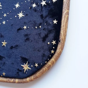 Black Star Velvet Octagon Pin Board, Enamel Pin Display, Pin Storage ...