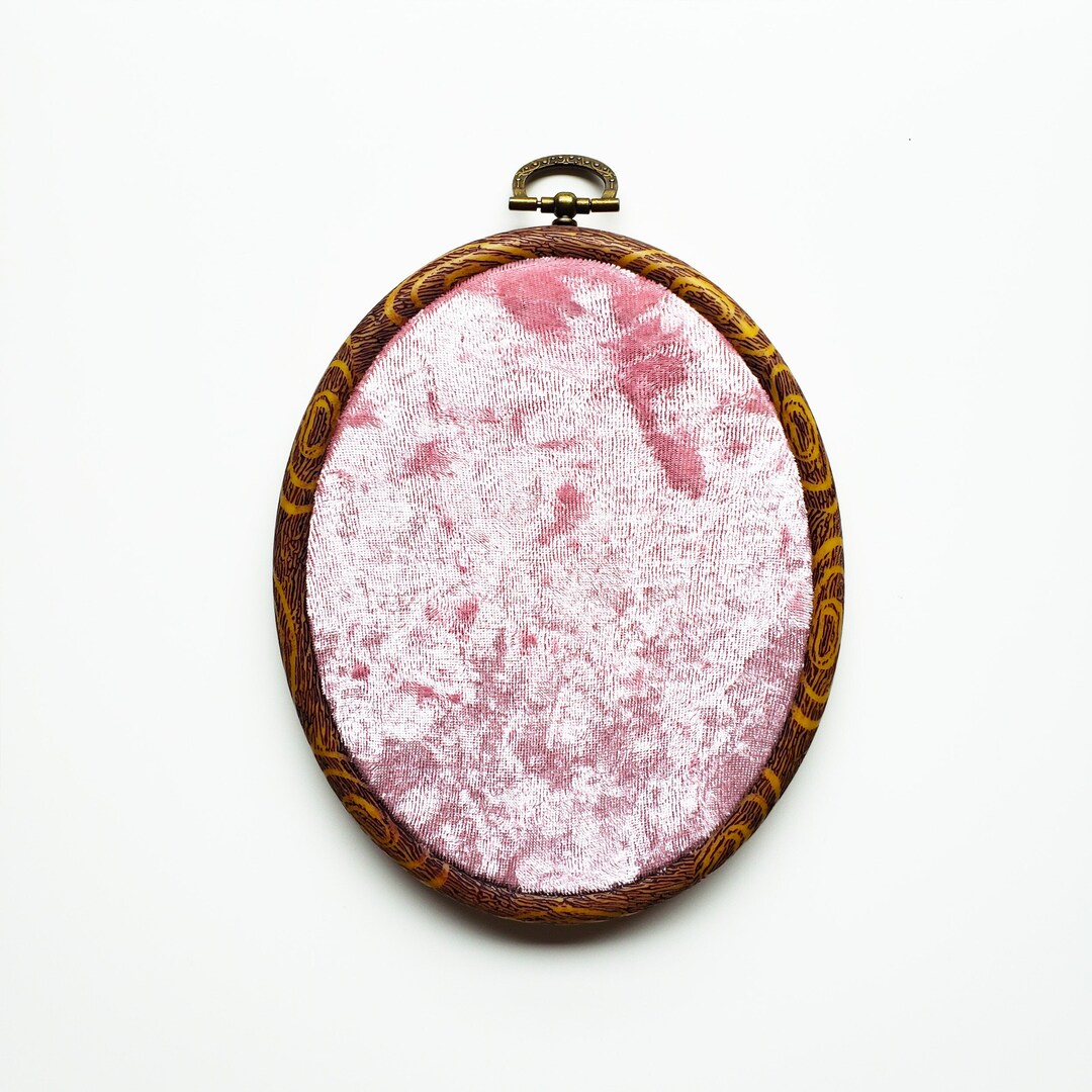 Pink Glitter Velvet Enamel Pin Board, Enamel Pin Display, Pin Holder ...