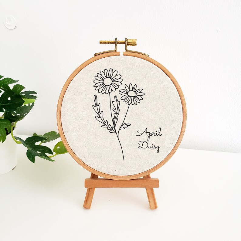 Birth Month Flower Embroidery Pattern Bundle Birth Flower - Etsy