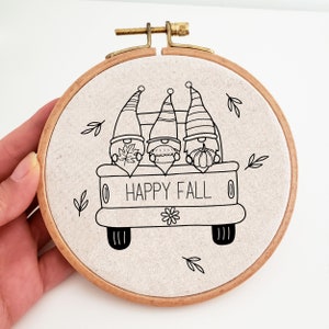 Fall Embroidery Pattern Bundle, Halloween Embroidery Pattern Bundle ...