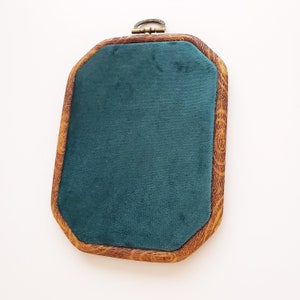 Green Velvet Octagon Pin Board, Enamel Pin Display, Pin Holder, Pin ...