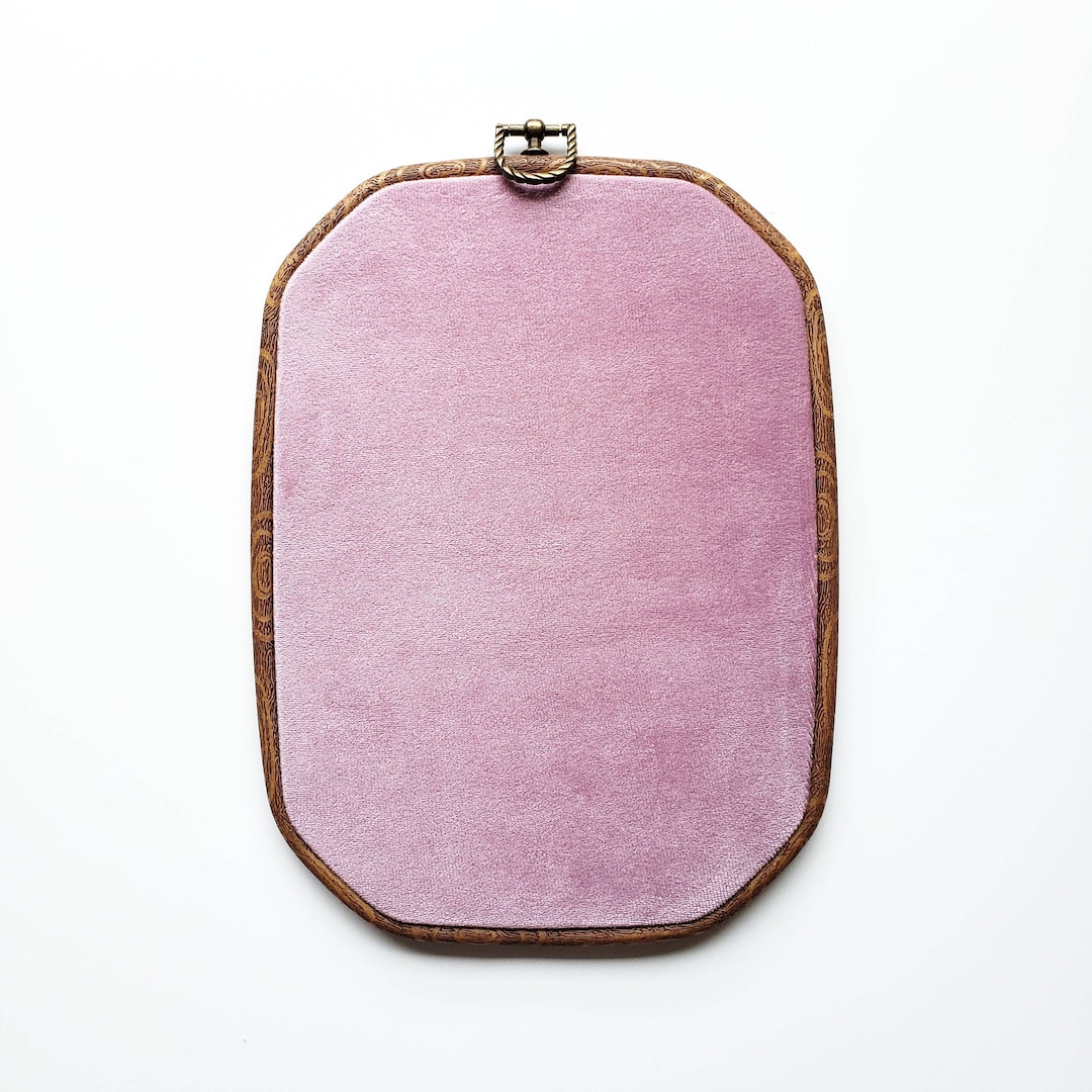 Pink Velvet Octagon Pin Board, Enamel Pin Display, Pin Holder, Pin ...