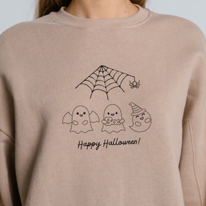 Halloween PDF Pattern, Spider Web, Ghost Boo Embroidery Pattern, Hand ...