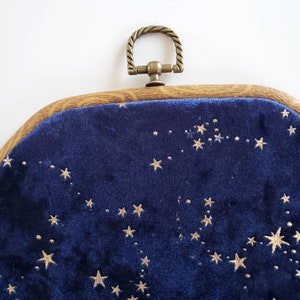 Blue Star Velvet Octagon Pin Board, Enamel Pin Display, Pin Collection ...