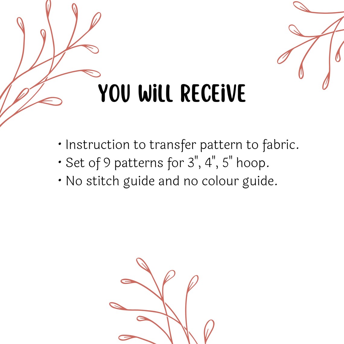 Word Ornament Set Embroidery Pattern, Christmas Ornament Embroidery ...