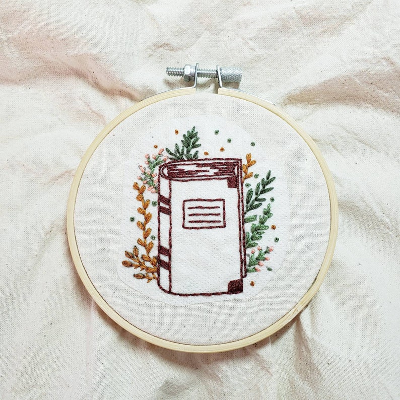 Wildflower Embroidery Pattern Stick and Stitch Stick on - Etsy