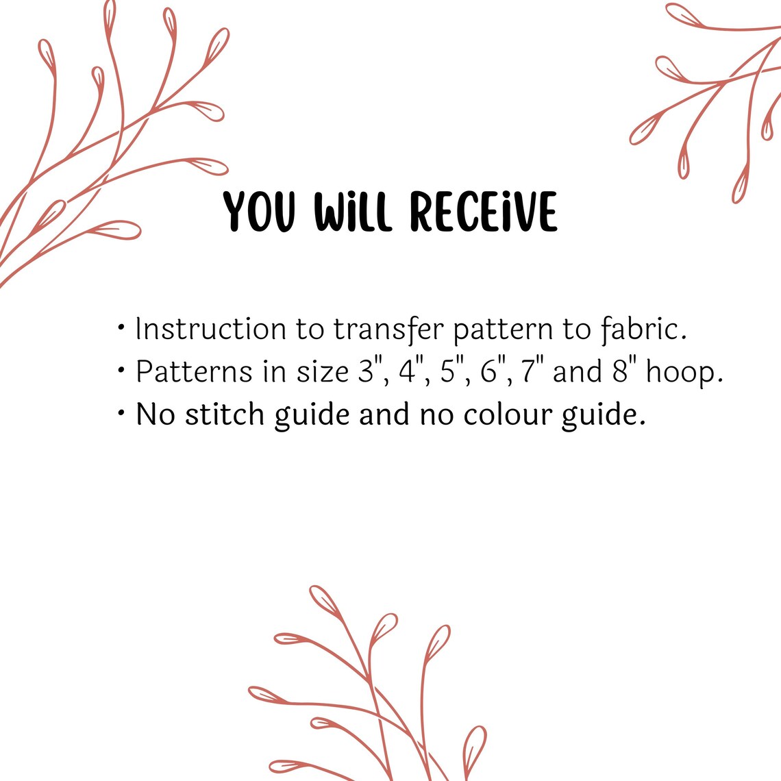 Mama Flower Heart Embroidery PDF Pattern, Floral Heart Wreath Hand ...