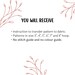 Mama Flower Heart Embroidery PDF Pattern, Floral Heart Wreath Hand ...