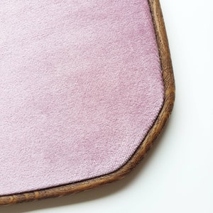 Pink Velvet Octagon Pin Board, Enamel Pin Display, Pin Holder, Pin ...