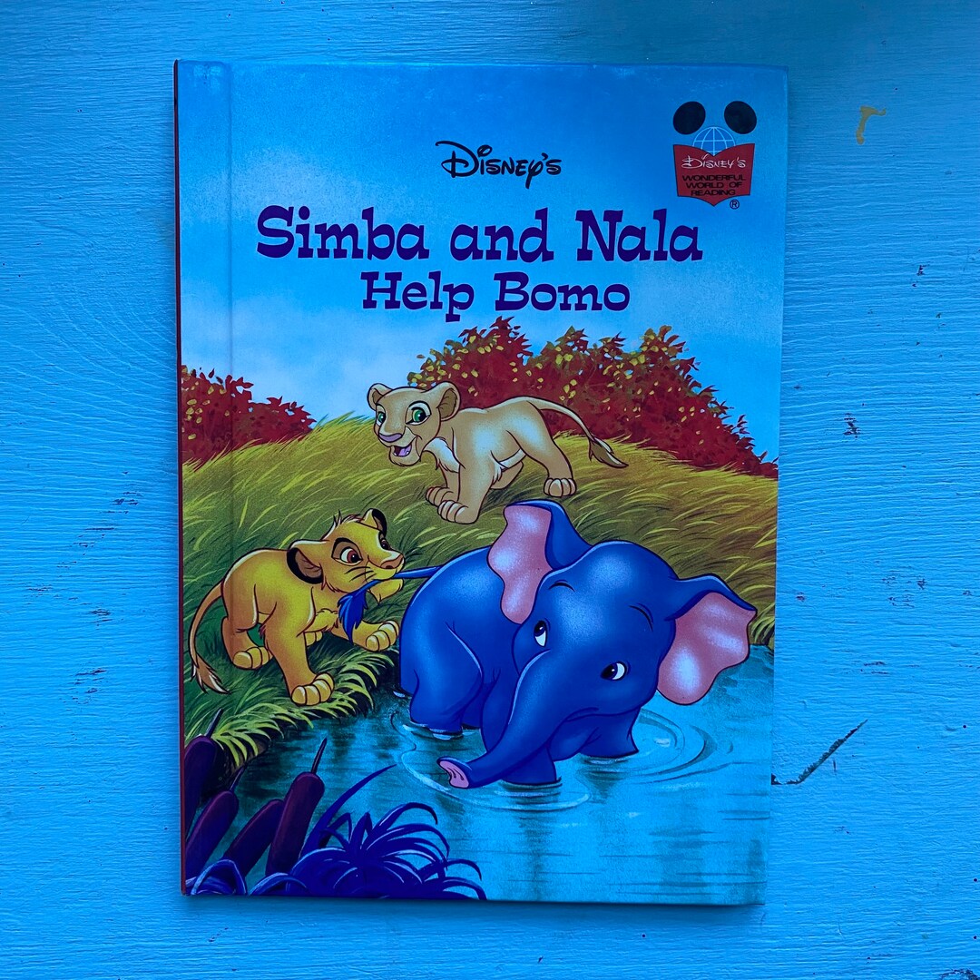 90s Vintage Disney Lion King: Simba and Nala Help Bomo Picture Book - Etsy