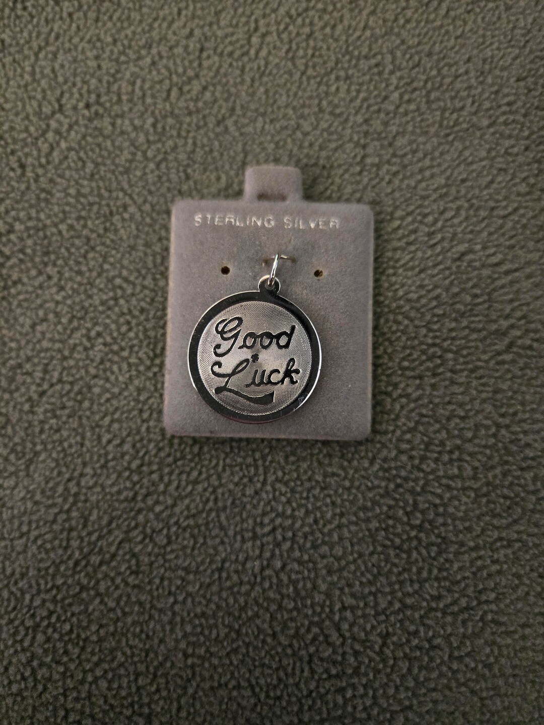 Sterling Silver Good Luck Charm - Etsy