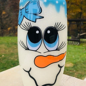 Snowman Tumbler Hot Chocolate Drip; Christmas Tumbler; Football Tumbler ...