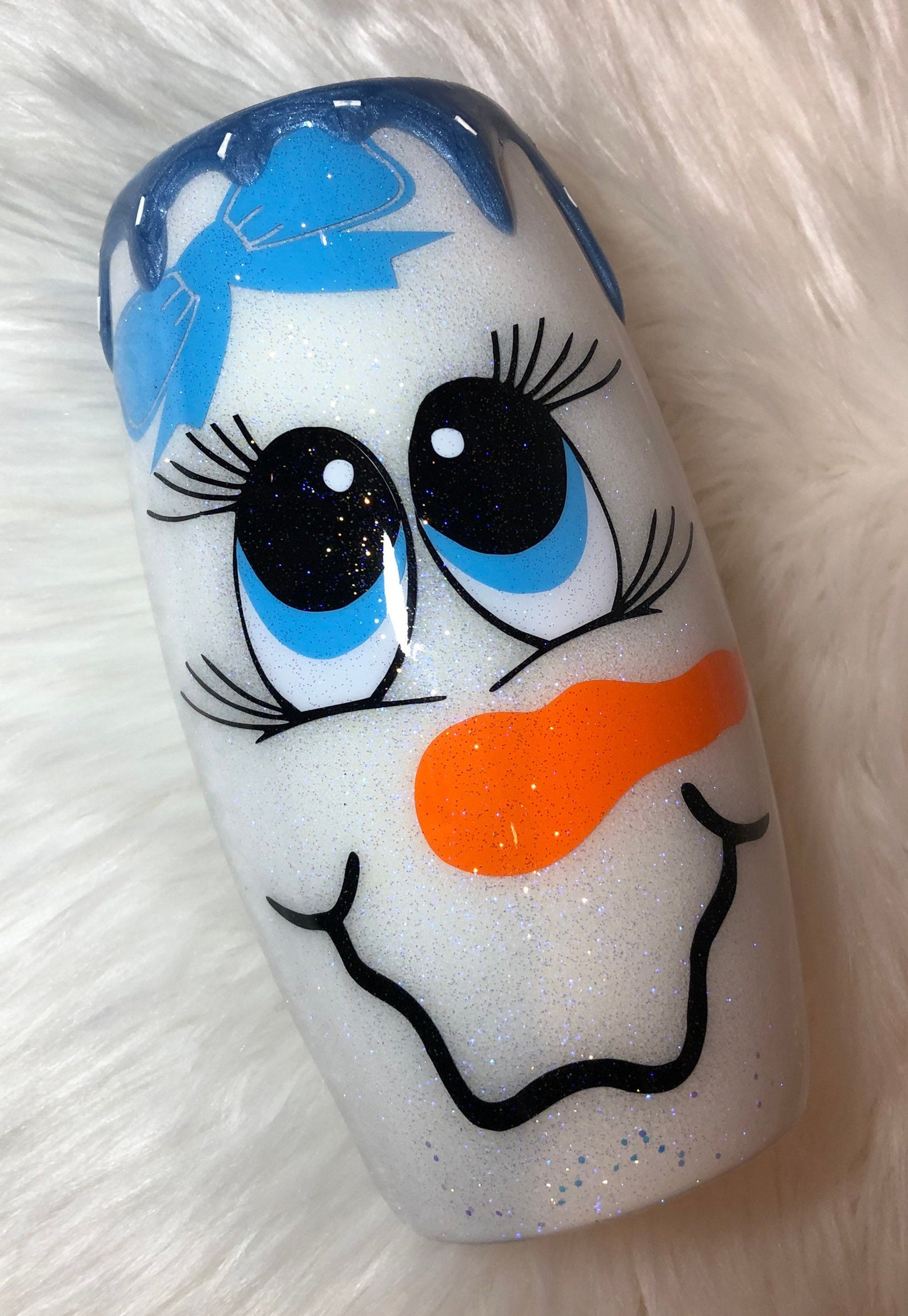 Snowman Tumbler Hot Chocolate Drip Christmas Tumbler - Etsy