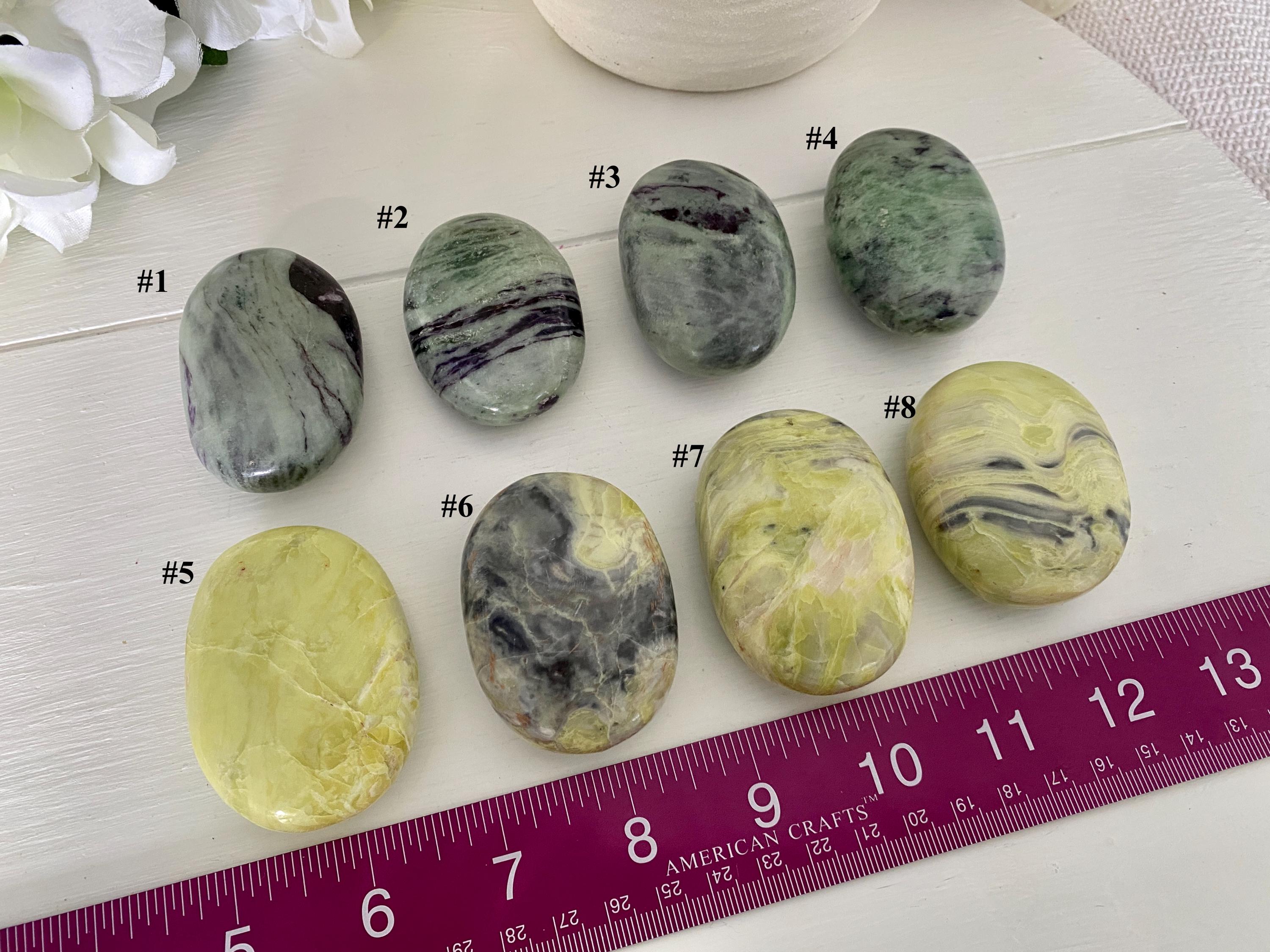 Serpentine Pillow Palm Stones (luck of the Irish Stone), You Choose - Etsy