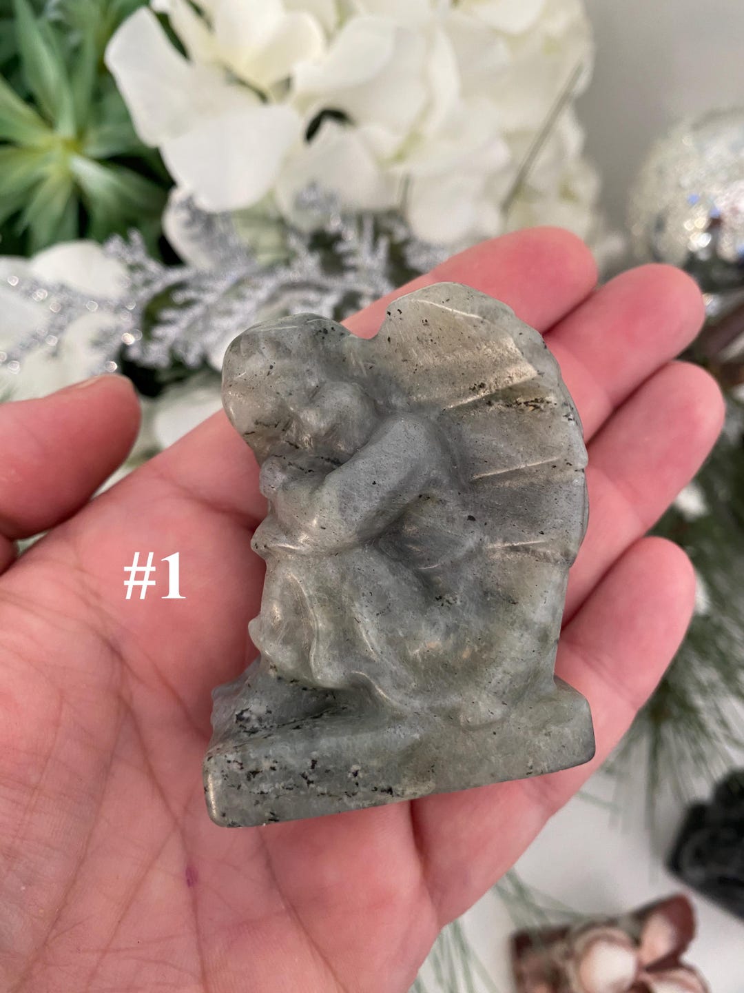 Crystal Angel Baby Statues, Side Pose (you Choose!) - Etsy