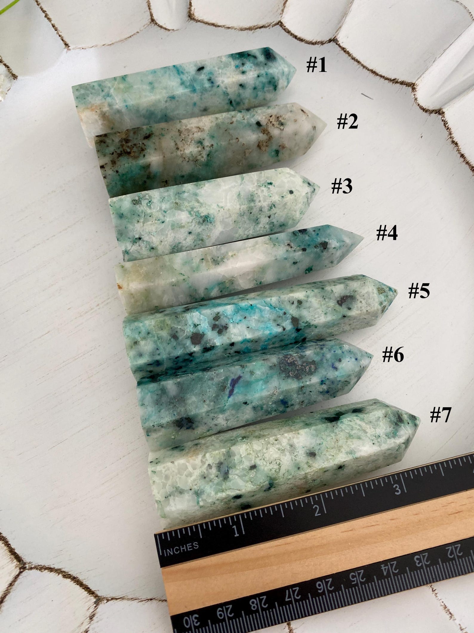 Phoenix Towers (chrysocolla, Malachite & Turquoise) Aka Fynchenite (you ...