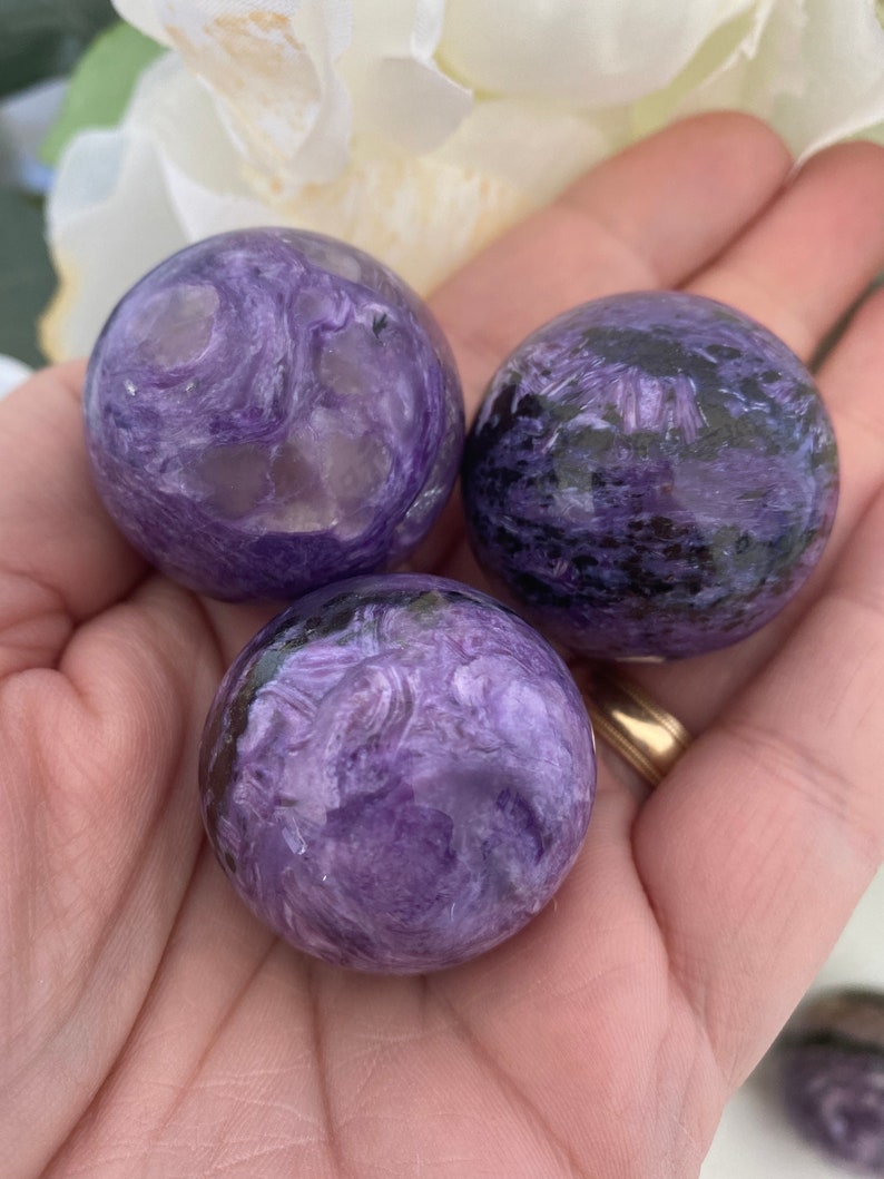 Chariote Crystal Spheres (stone of the Dragon) You Choose, Sphere Stand ...