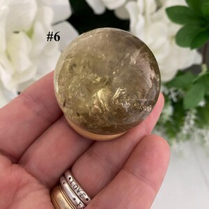 Citrine Spheres (you Choose) Sphere Stand Included - Etsy