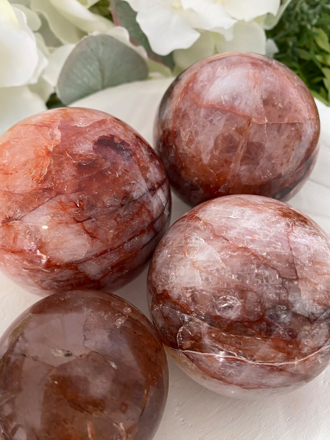 Fire Quartz Spheres hematoid, Specularite, Ferruginous Quartz You ...