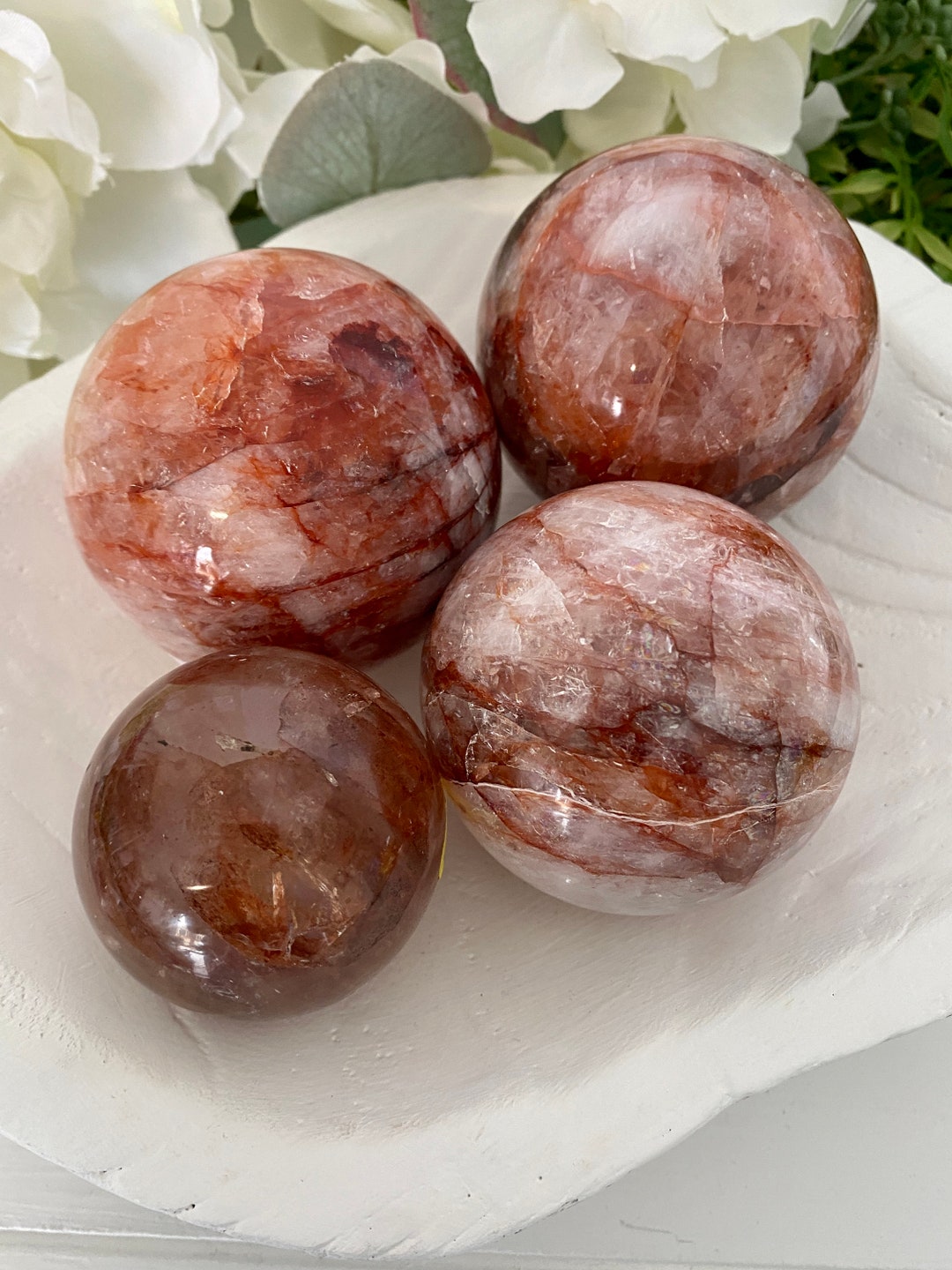 Fire Quartz Spheres (hematoid, Specularite, Ferruginous Quartz) You ...