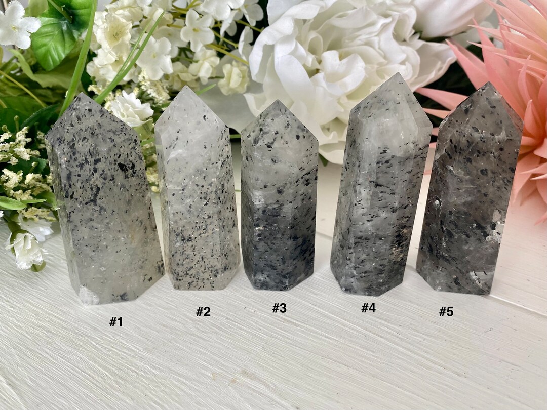 Tourmalated Quartz Towers & Double Terminated Points (you Choose) - Etsy